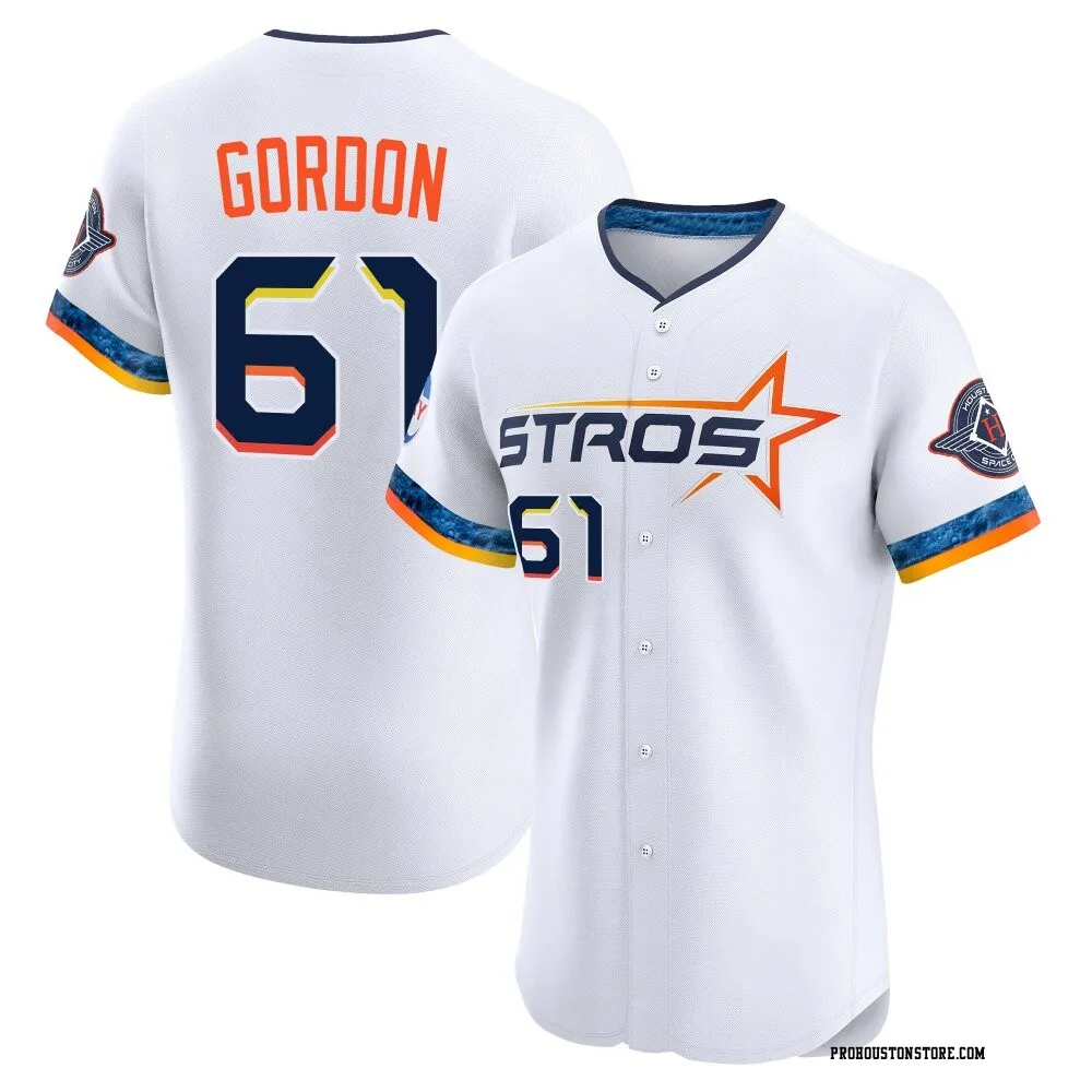 Colton Gordon Men's Elite Houston Astros White 2025 City Connect Jersey ...
